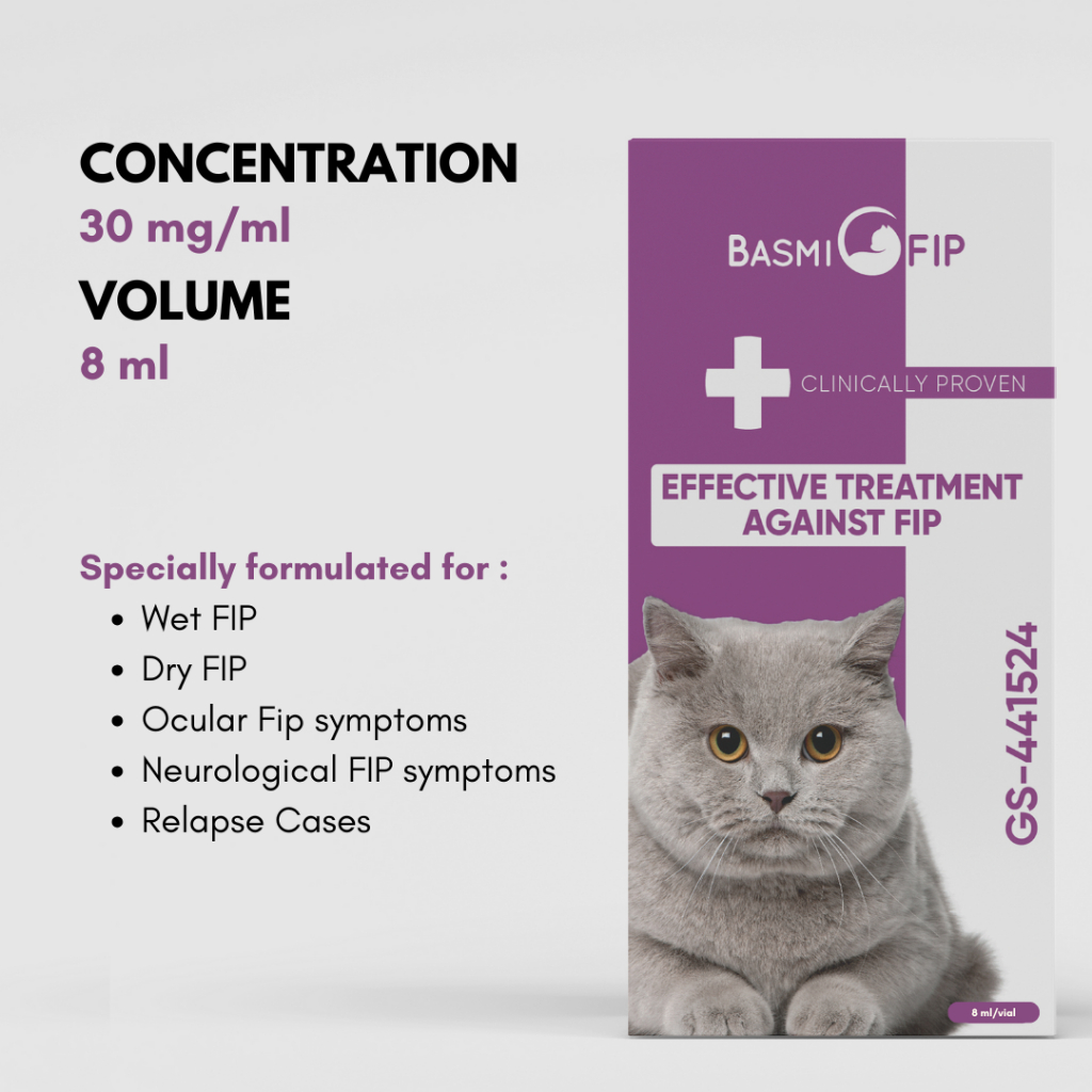 Authentic BASMI FIP GS-441524, 30mg/ml Concentration, 8ml per vial ...