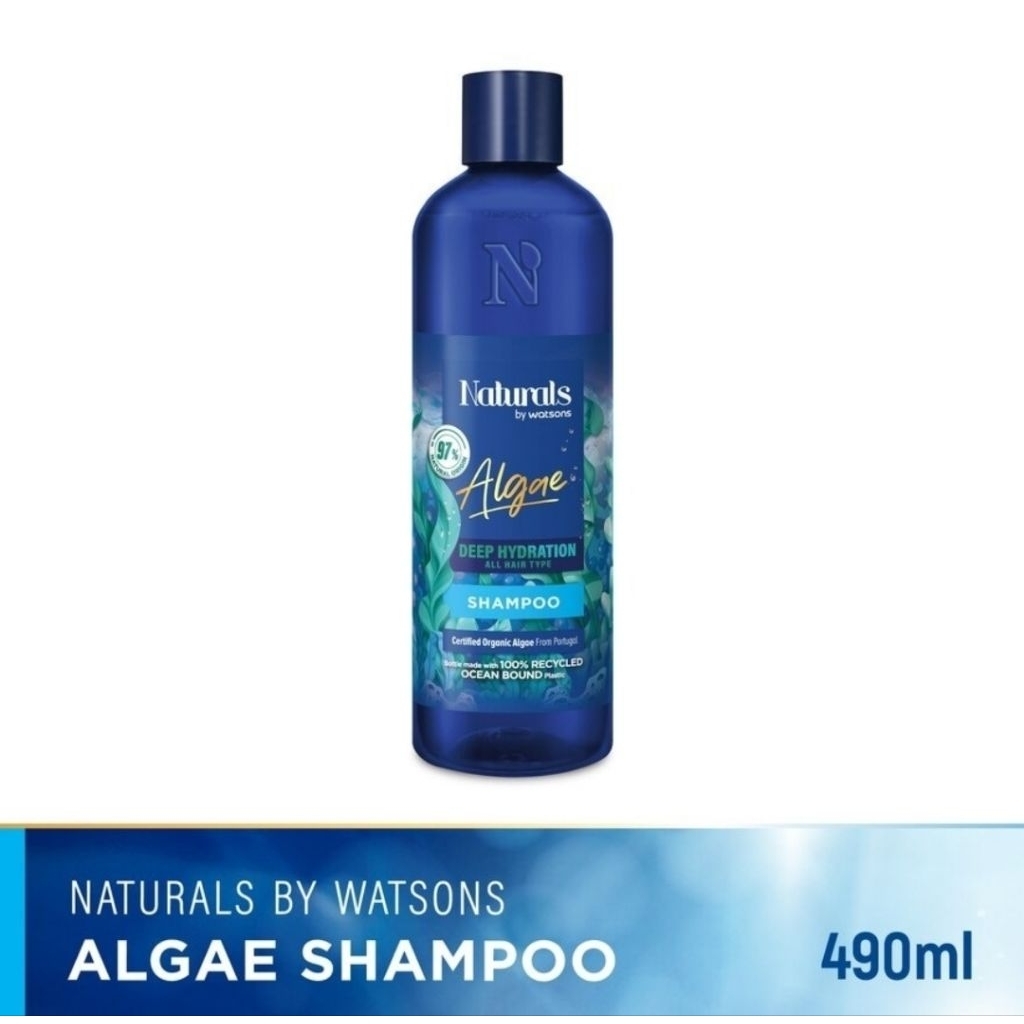 NATURALS BY WATSONS Algae Shampoo 490ML | Shopee Malaysia