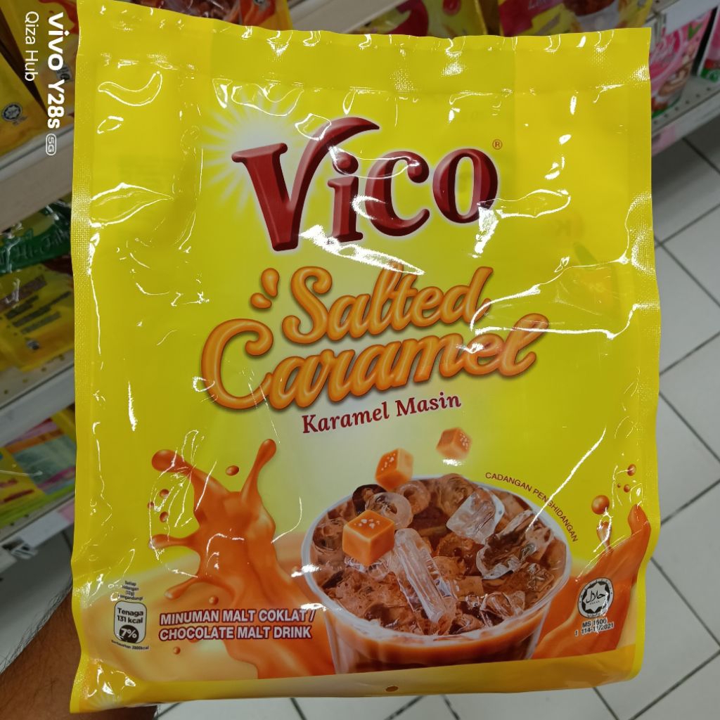 VICO 3 in 1 Salted Caramel Chocolate Malt Drink (32g x 15's) | Shopee ...