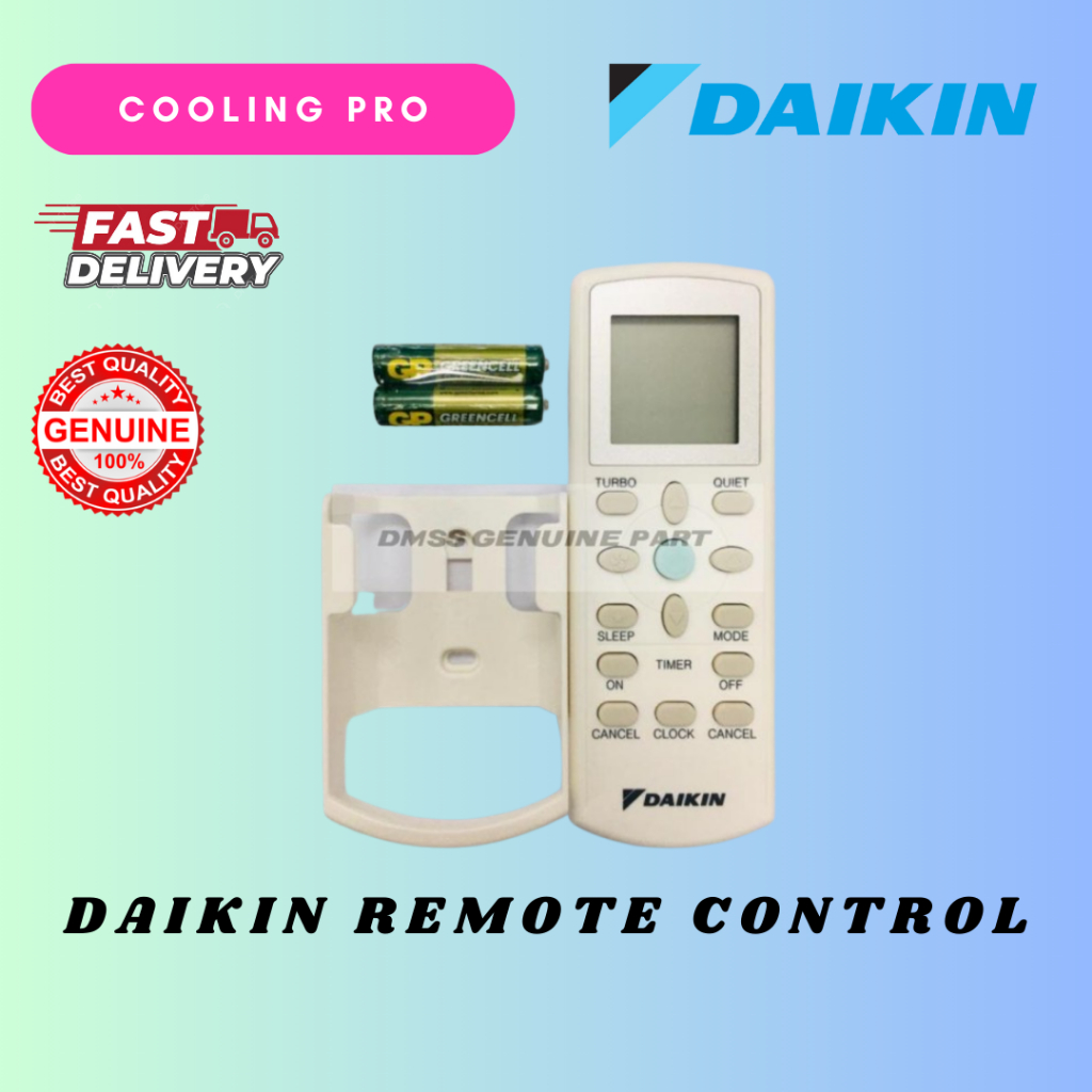 R04089038816A Daikin Wireless Remote Controller (FREE BATTERY) | Shopee ...