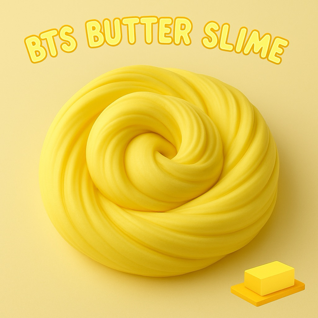 🐼BTS BUTTER SLIME(BUTTER SCENTED) SPECIAL EDITION SLIME CLAY TEXTURE ...
