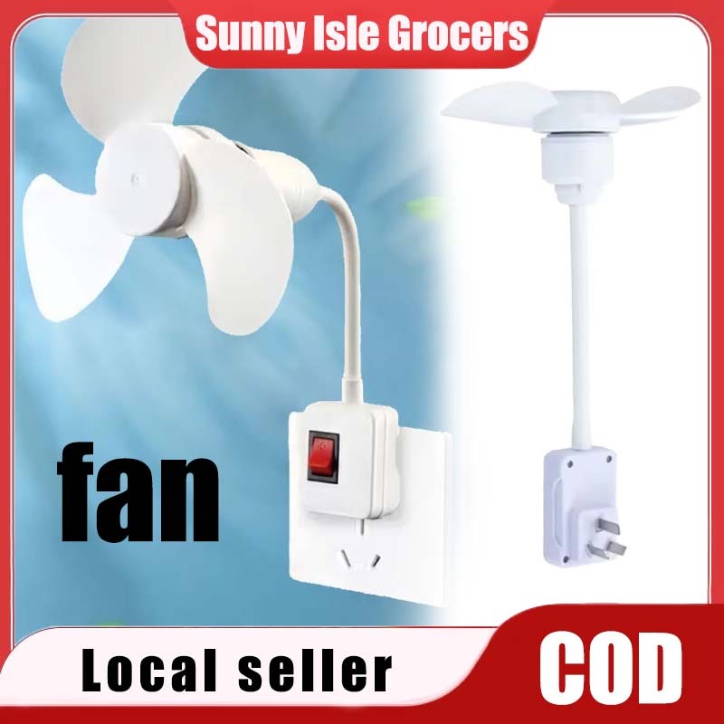 NEW 5W Powerful Mini Fan with Adjustable 360-degree Plug Wind Small ...