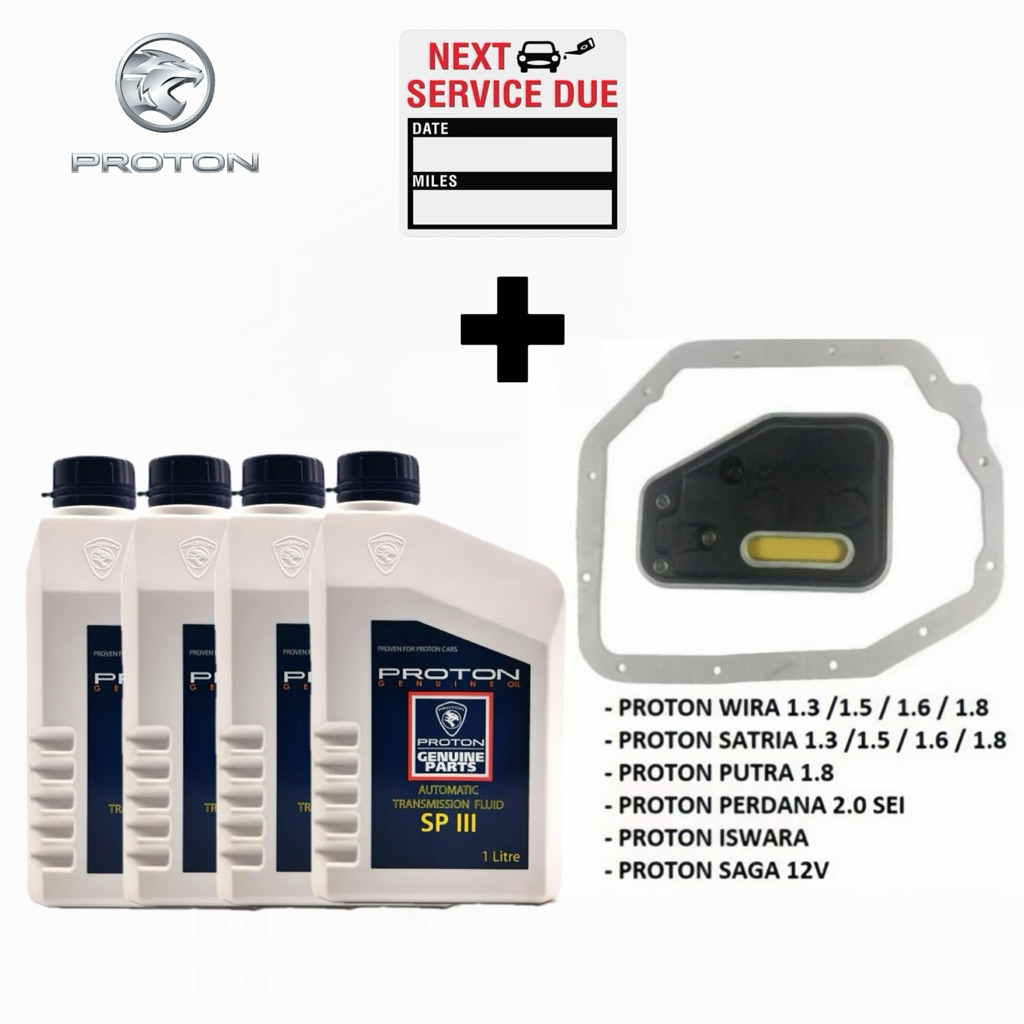 Proton SP3 ATF gear oil (1 liter) for Proton Saga , Iswara , Wira ...