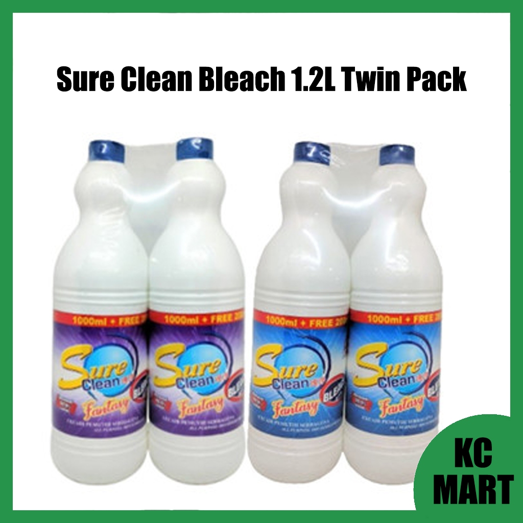 Sure Clean Bleach 1.2L Twin Pack | Shopee Malaysia