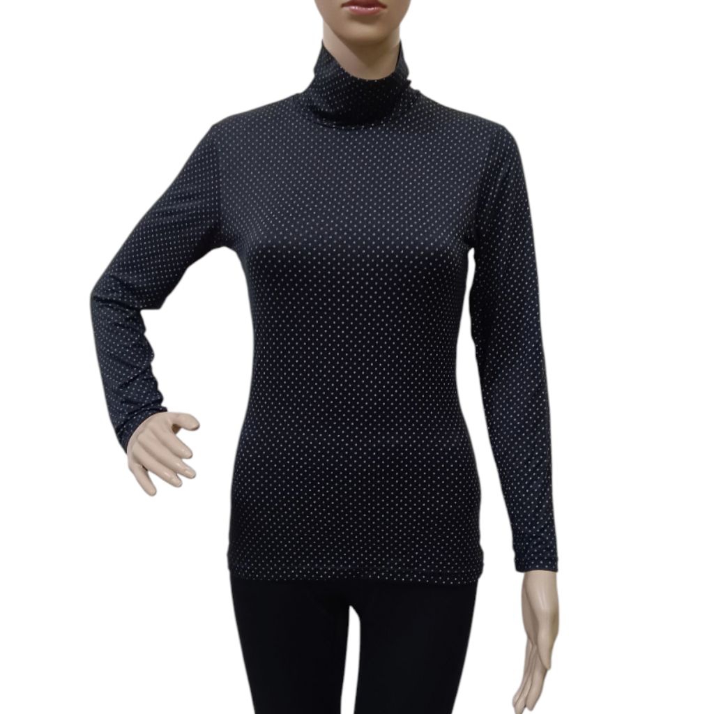 MH118 - (L) UNIQLO HEATTECH LADIES Inner WARMER TURTLE NECK SHIRT ...