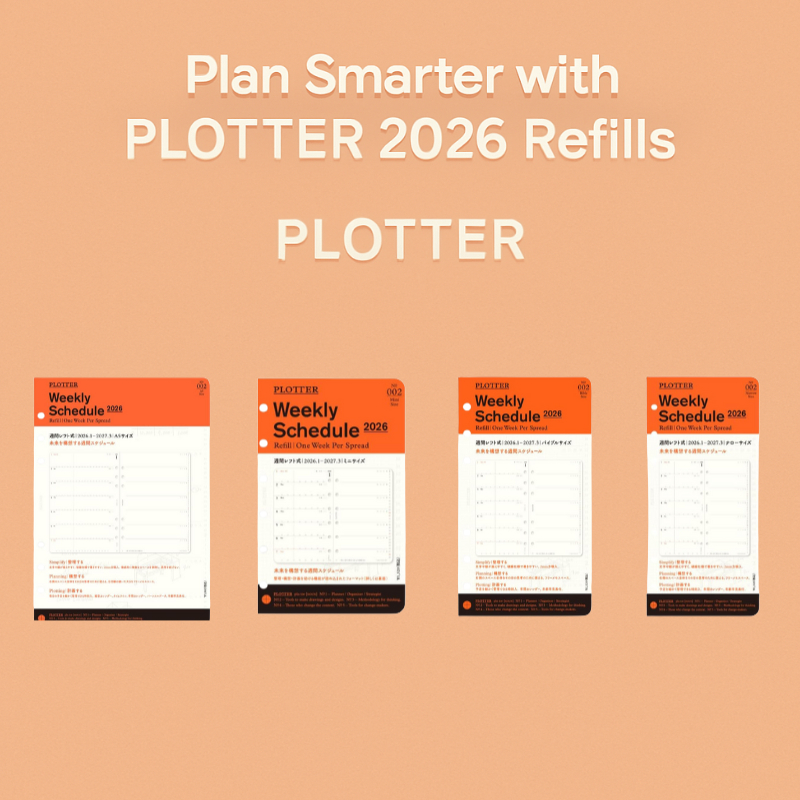 PLOTTER 2026 Weekly Refill – Left Format, A5 Planner Insert | Shopee ...