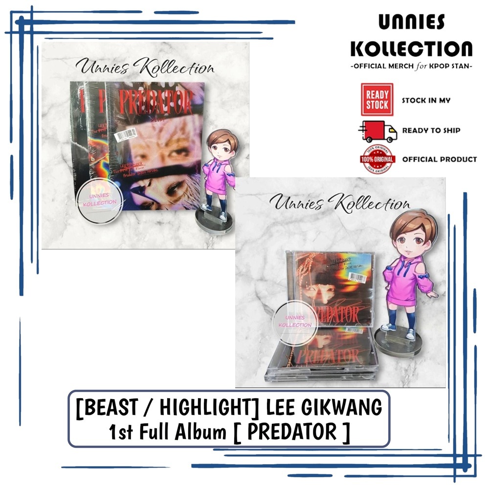 🔥CLEARANCE🔥 [HIGHLIGHT / BEAST] LEE GI KWANG - 1ST FULL ALBUM [PREDATOR ...
