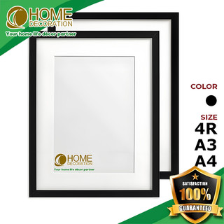 Photo Frame Wall Picture Photo Frame 6R, A4, A3 | Wooden Black Picture ...