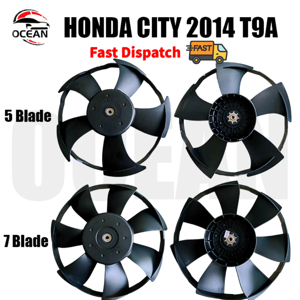 Air Cond Fan Blade HONDA CITY 2014 T9A Fan Blade (5 Blade / 7 Blade ...