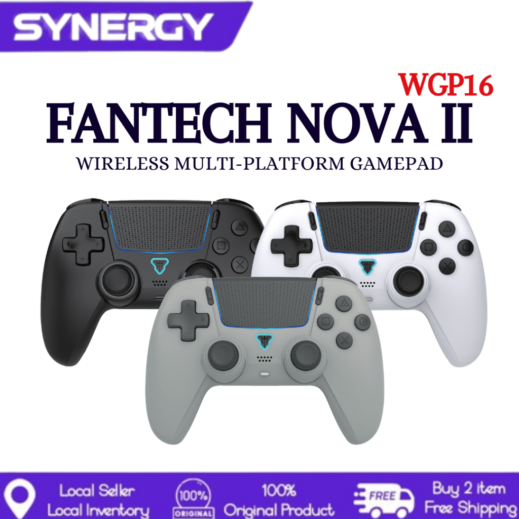 Fantech WGP14v2/WGP16 Wireless Gamepad–Hall Effect, Touchpad, Bluetooth ...