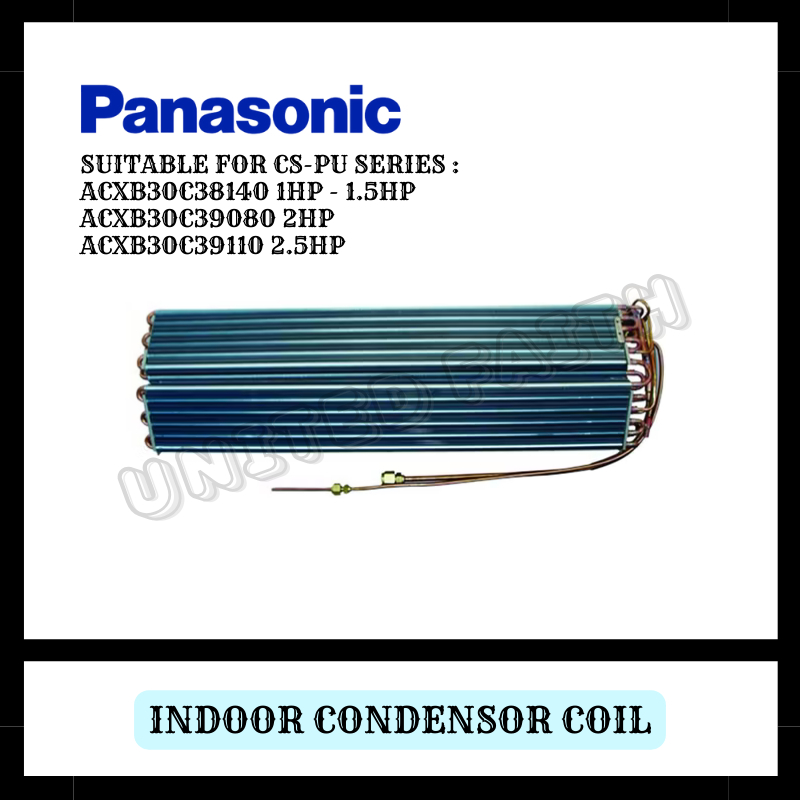 Panasonic Indoor Condenser Coil Non Inverter CS-PU / CS-YU / CS-PN ...