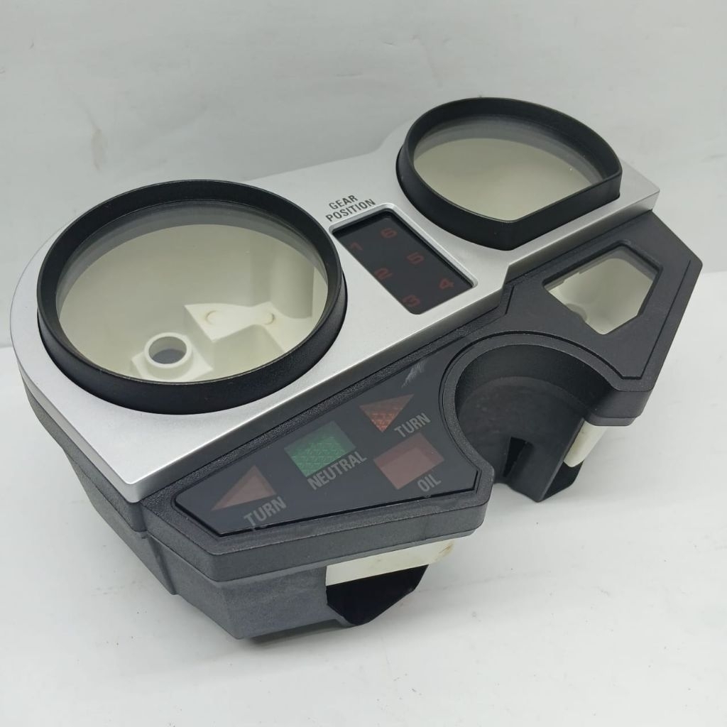 * SUZUKI TXR TX150 GAMA PLATE METER TOP SILVER APPI OEM METER COVER ...