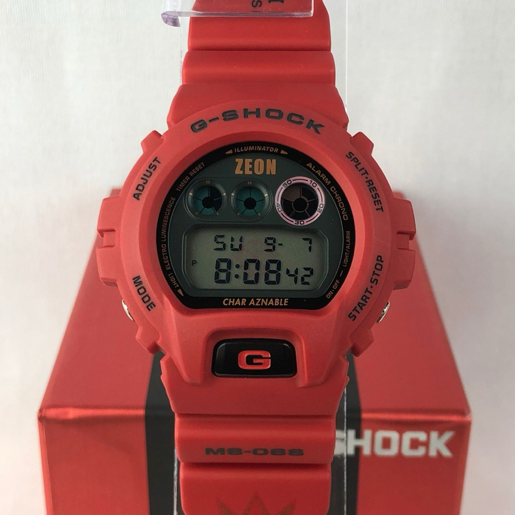 Casio G-SHOCK x Gundam 30th Anniversary Char’s Zaku II Limited Edition ...