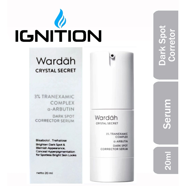 Wardah Crystal Secret 3% Tranexamic Complex α-Arbutin Dark Spot ...
