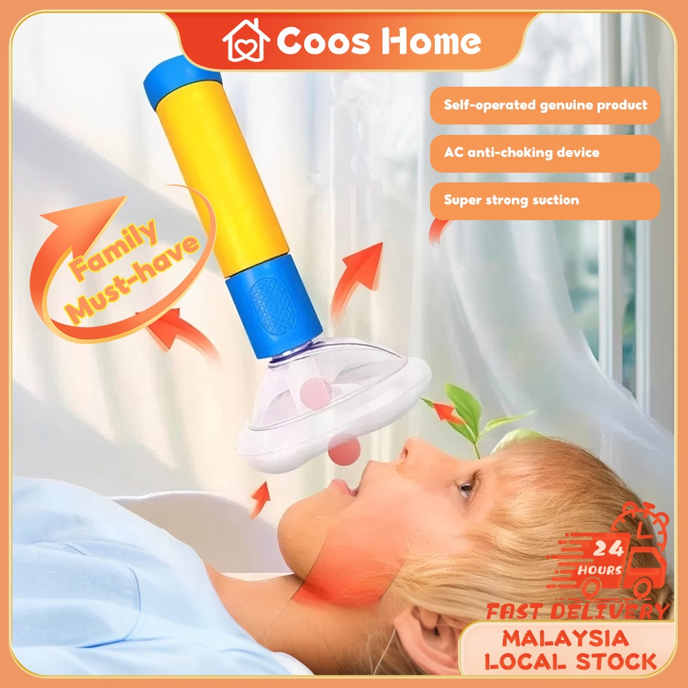 Heimlik anti-choke instrument first aid suction device throat negative ...