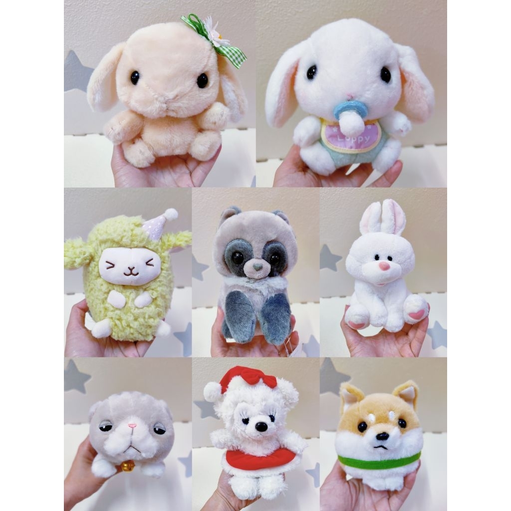 Preloved Amuse Amufun plush toy M79 Loppy Bunny Rabbit Kuttari Wooly ...