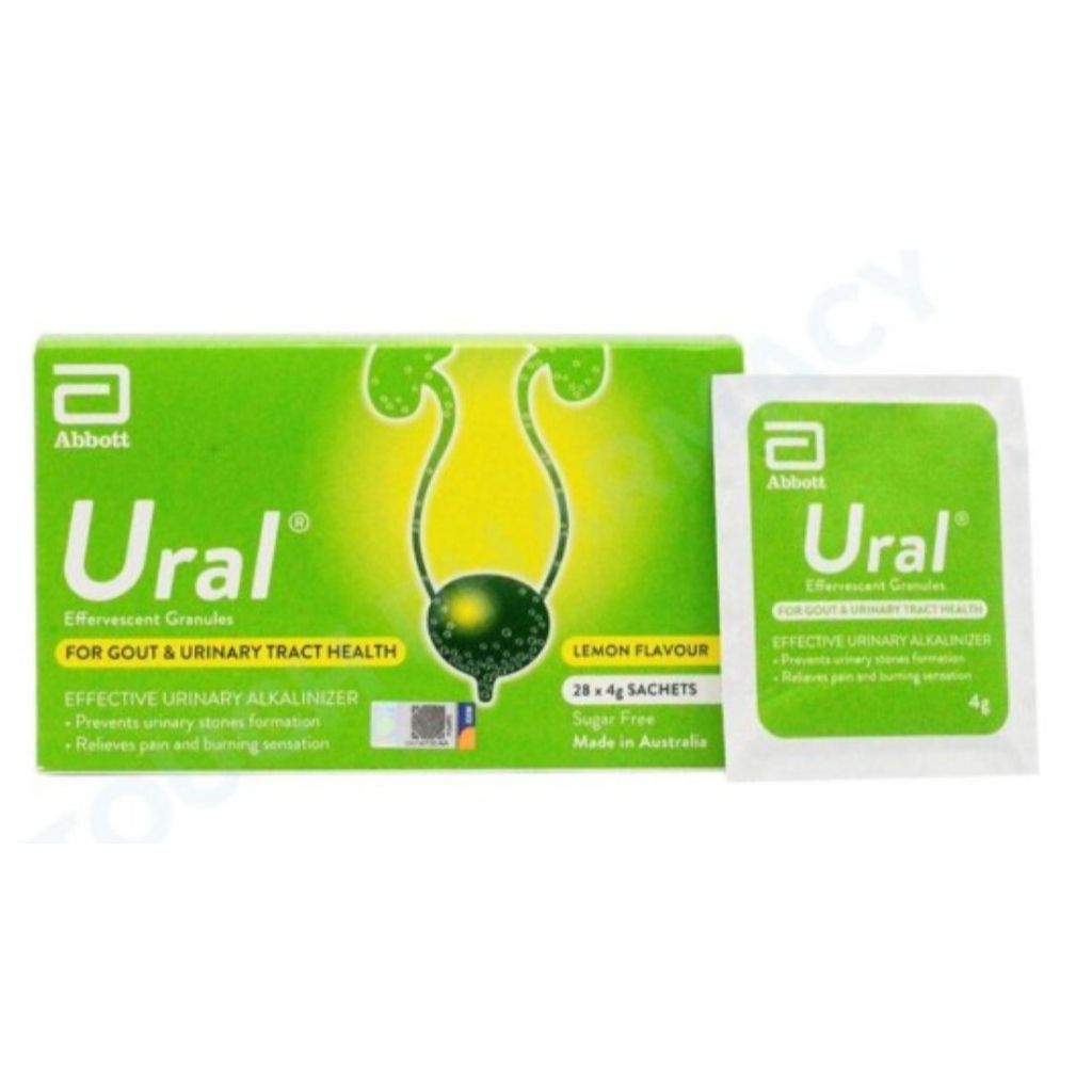 URAL 4g Sachet / Urinary Alkalinizer / Relieves Discomfort in Urinary ...