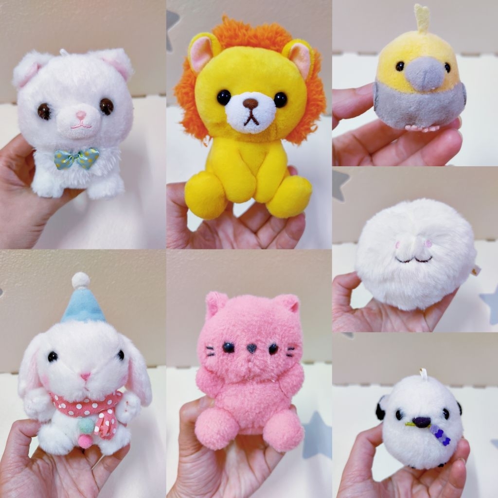 Preloved Amufun Amuse Yell keychain SK94 plushie phone strap Myu Cat ...
