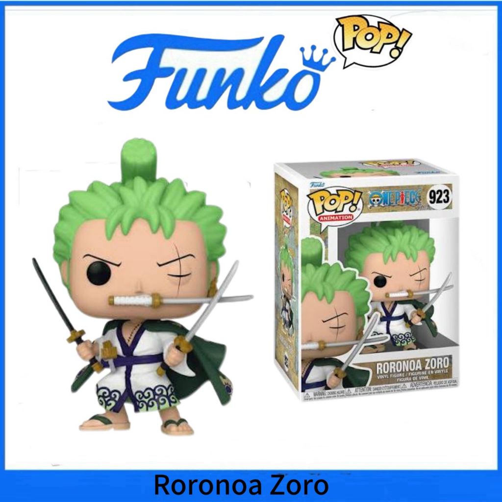 Funko Pop Vinyl Animation One Piece 923 Roronoa Zoro Collectible ...