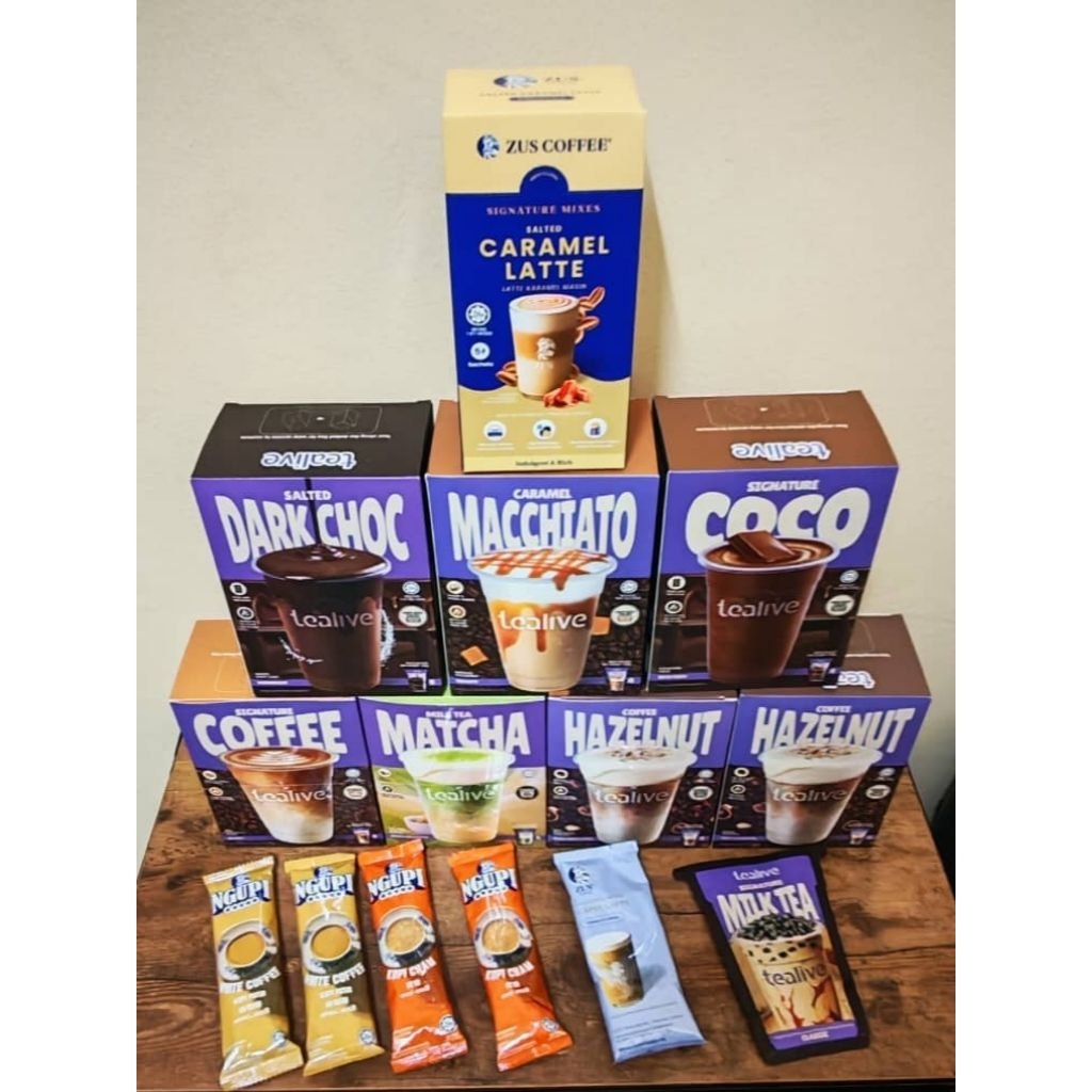 ZUS TEALIVE loose pack (1 sachet) coffee tea | Shopee Malaysia
