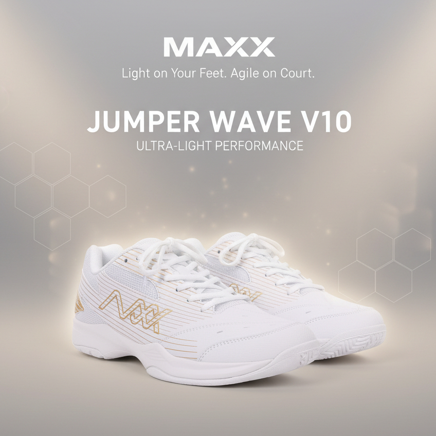 MAXX BADMINTON SHOES JUMPER WAVE V10 (100% ORIGINAL) | Shopee Malaysia
