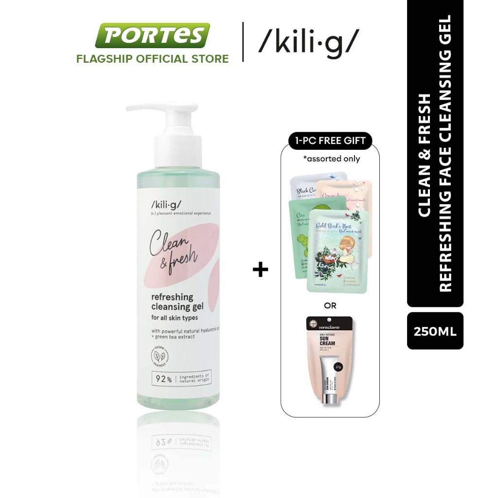 KILIG WOMAN Clean & Fresh Refreshing Cleansing Gel 250ml(Expiry March ...