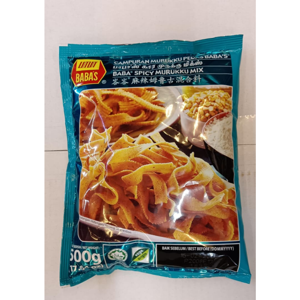 Babas Spicy Murukku Mix 500g / Kaara Murukku 500g | Shopee Malaysia