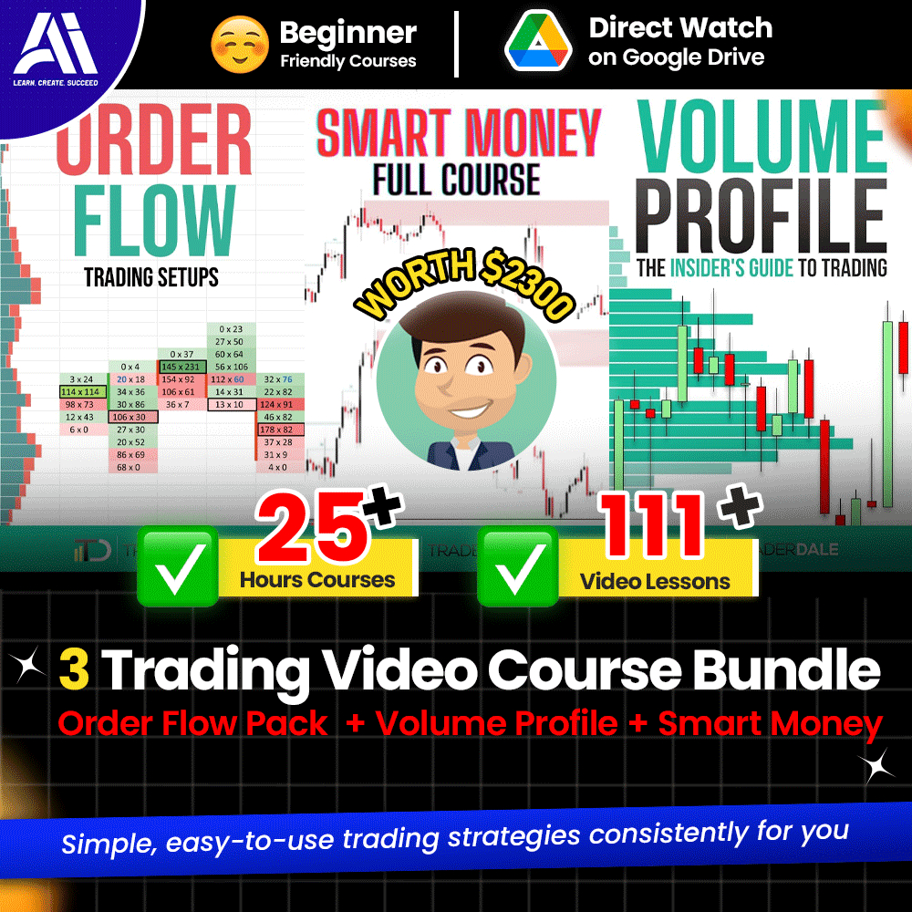 Trader Dale Video Courses- Order Flow Pack / Volume Profile / Smart ...