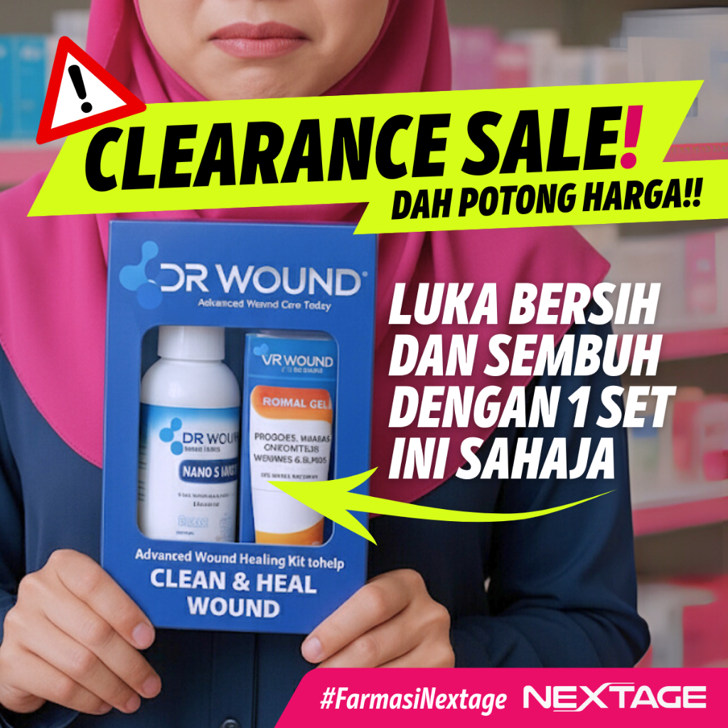 DR WOUND HEAL MINI TWIN PACK 20/50ML sembuh dan rawat luka - EXP Nov ...