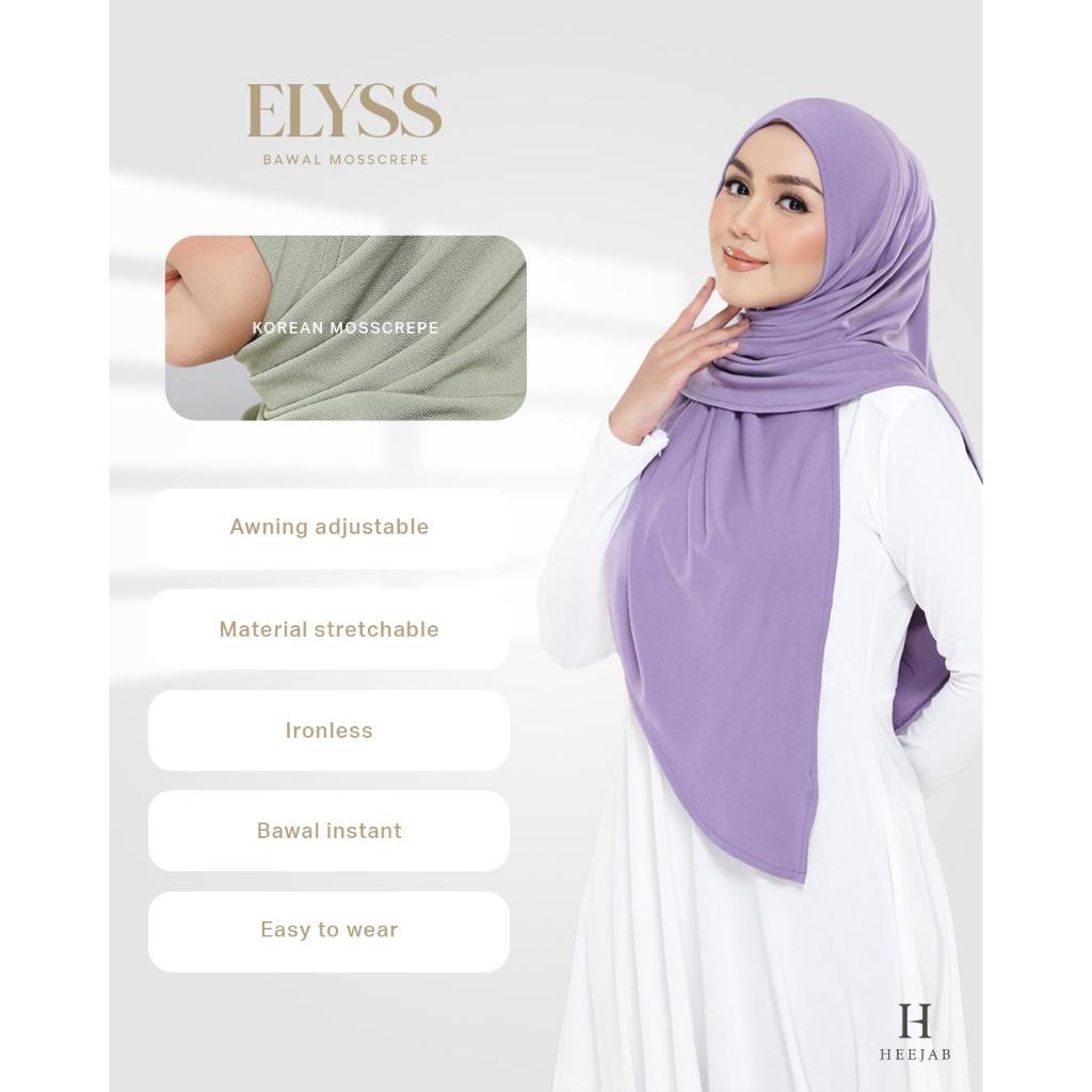 ELYSS Bawal Instant Moss Crepe by HEEJAB (2Helai RM50) | Shopee Malaysia