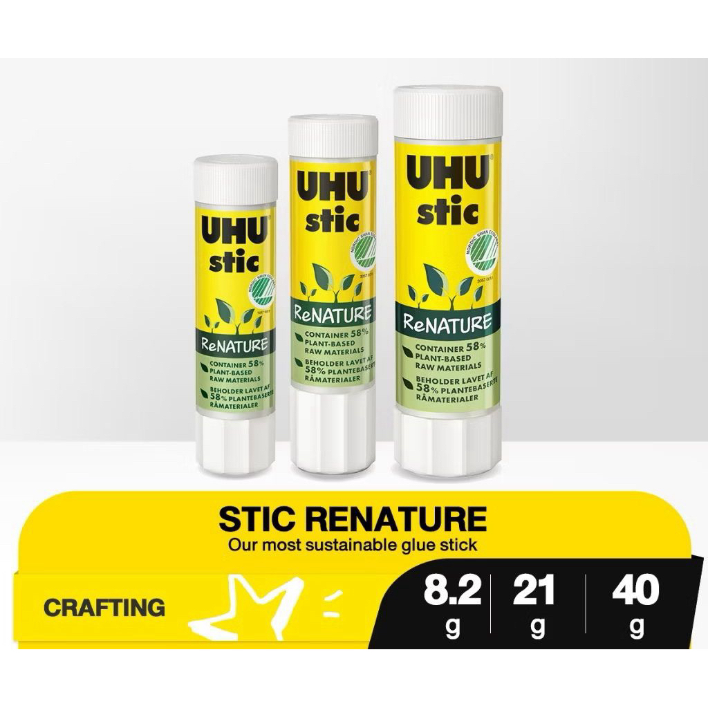 UHU Original Stic Glue Stick ReNATURE 8.2g | Shopee Malaysia