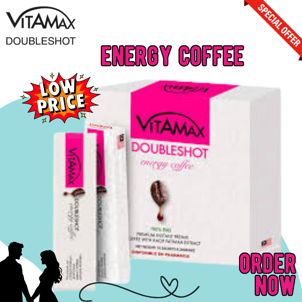Vitamax Doubleshot Energy Drink for Women – Instant Coffee Mix Stamina ...