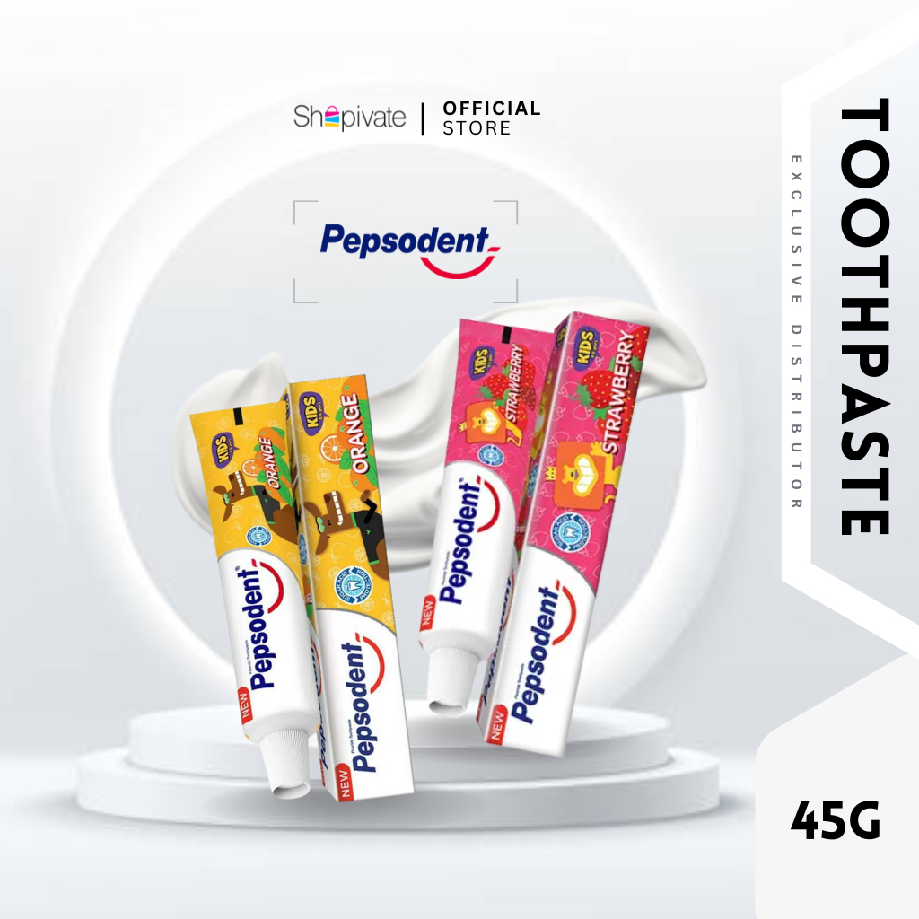 Pepsodent KIDS ORANGE / STRAWBERRY Toothpaste 45g | Shopee Malaysia