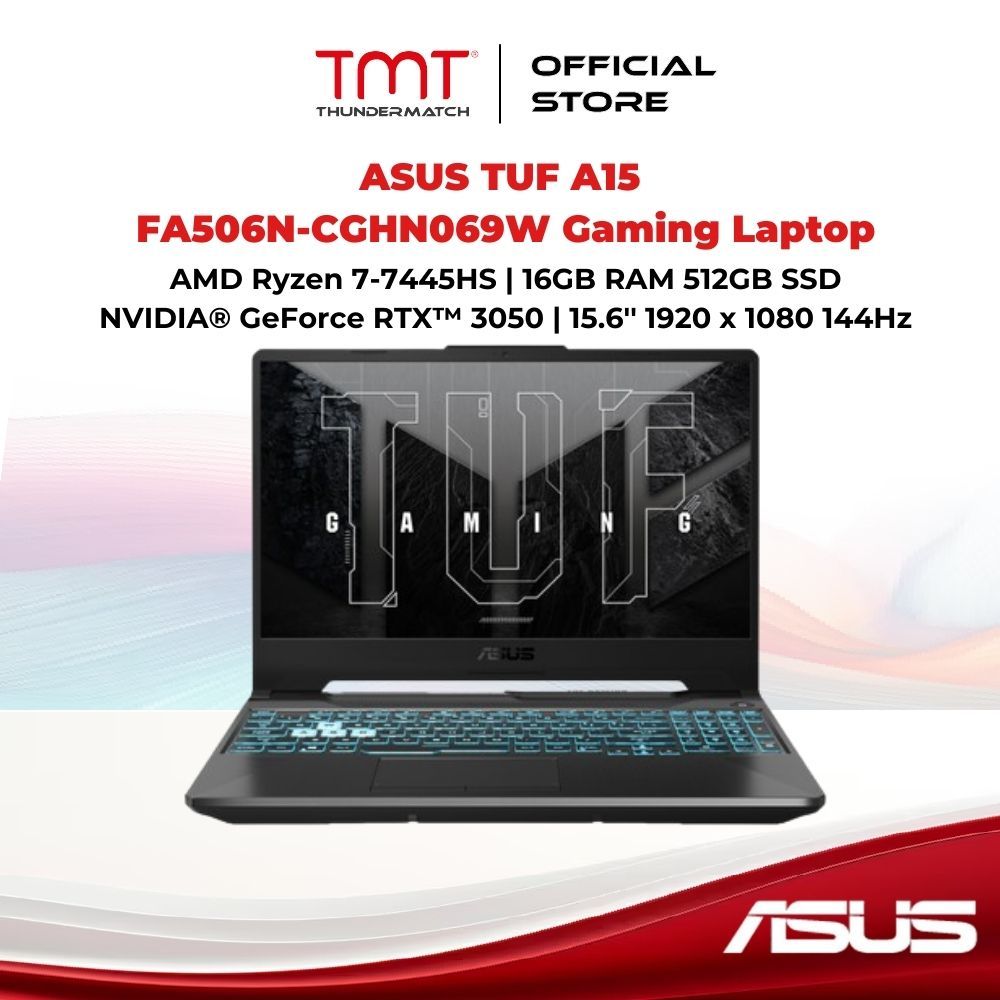 ASUS TUF A15 FA506N-CGHN069W Gaming Laptop | AMD Ryzen 7-7445HS | 16GB ...