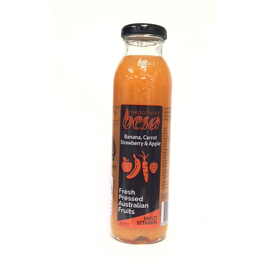 Besa Juice Fresh Pressed Australian Fruits Multi Vitamins 310ml, Banana ...
