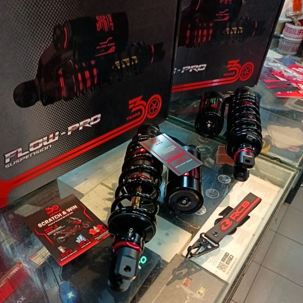 NEW.... ABSOBER RCB FLOW PRO 305MM, 30TH LIMITED EDITION FOR YAMAHA NVX ...