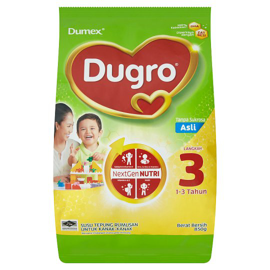 Dumex Dugro Langkah3 Asli, Step 3 Original Milk Powder For Children 1-3 ...