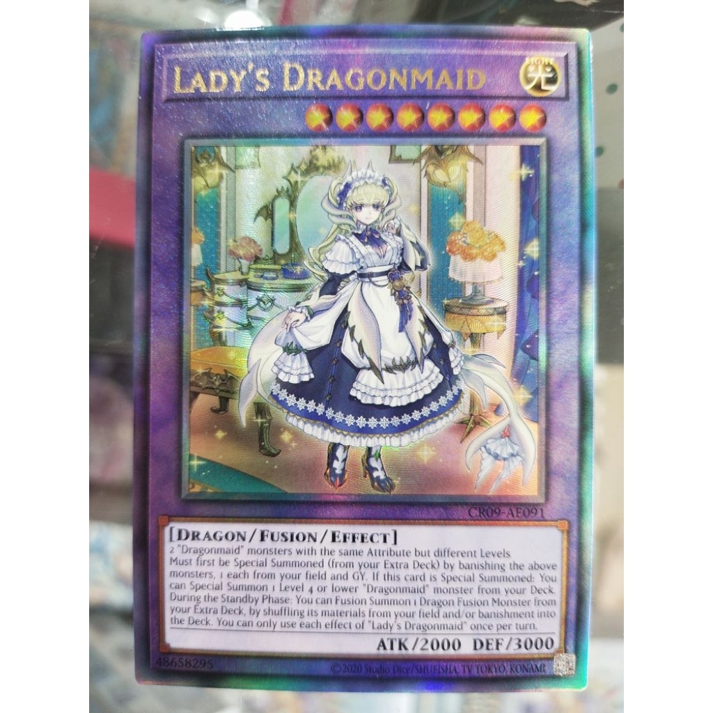 游戏王 Yugioh QCTB-JP002 CR09-AE091 Lady's Dragonmaid UTR/SCR/SR | Shopee Malaysia