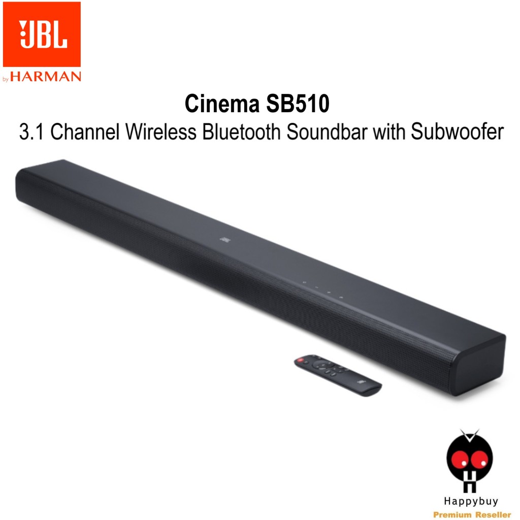 JBL Cinema SB510 3.1 Channel Soundbar With a Built-in Subwoofer ...