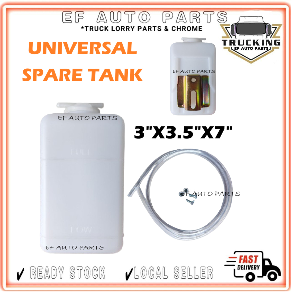 UNIVERSAL COOLANT EXPANSION FILL TANK OVERFLOW RESERVOIR RADIATOR SPARE ...