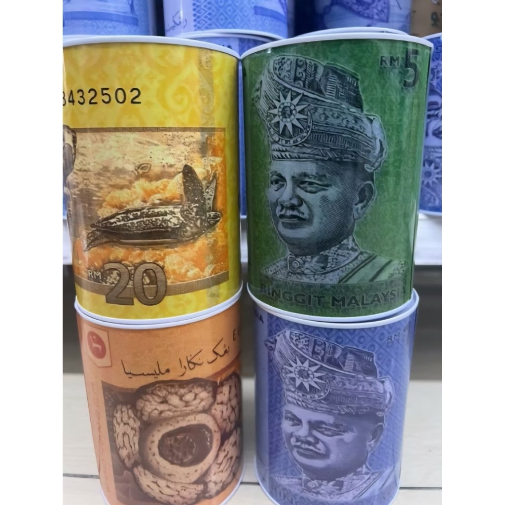 🔥 Tabung Duit Syiling Duit Kertas Gambar Duit Tabung 🔥 | Shopee Malaysia