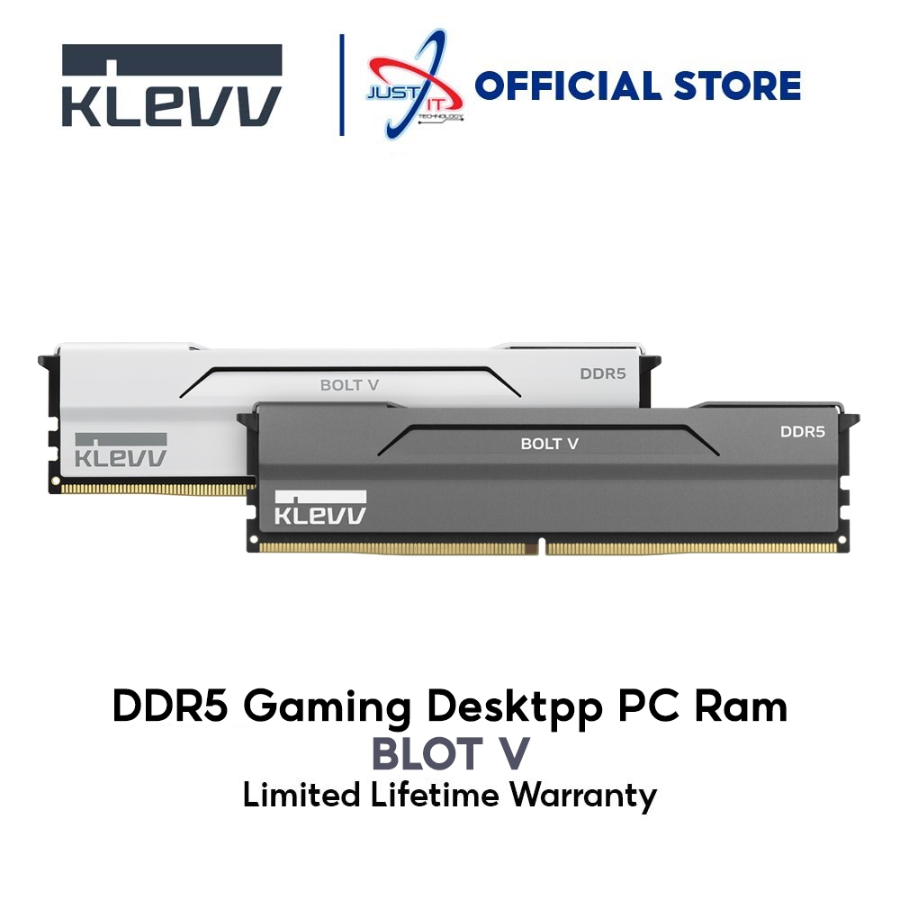 KLEV BOLT V DDR5 GAMING LONGDIMM / PC RAM ( 16GB*2 ) ( 6000MHZ CL28 ...