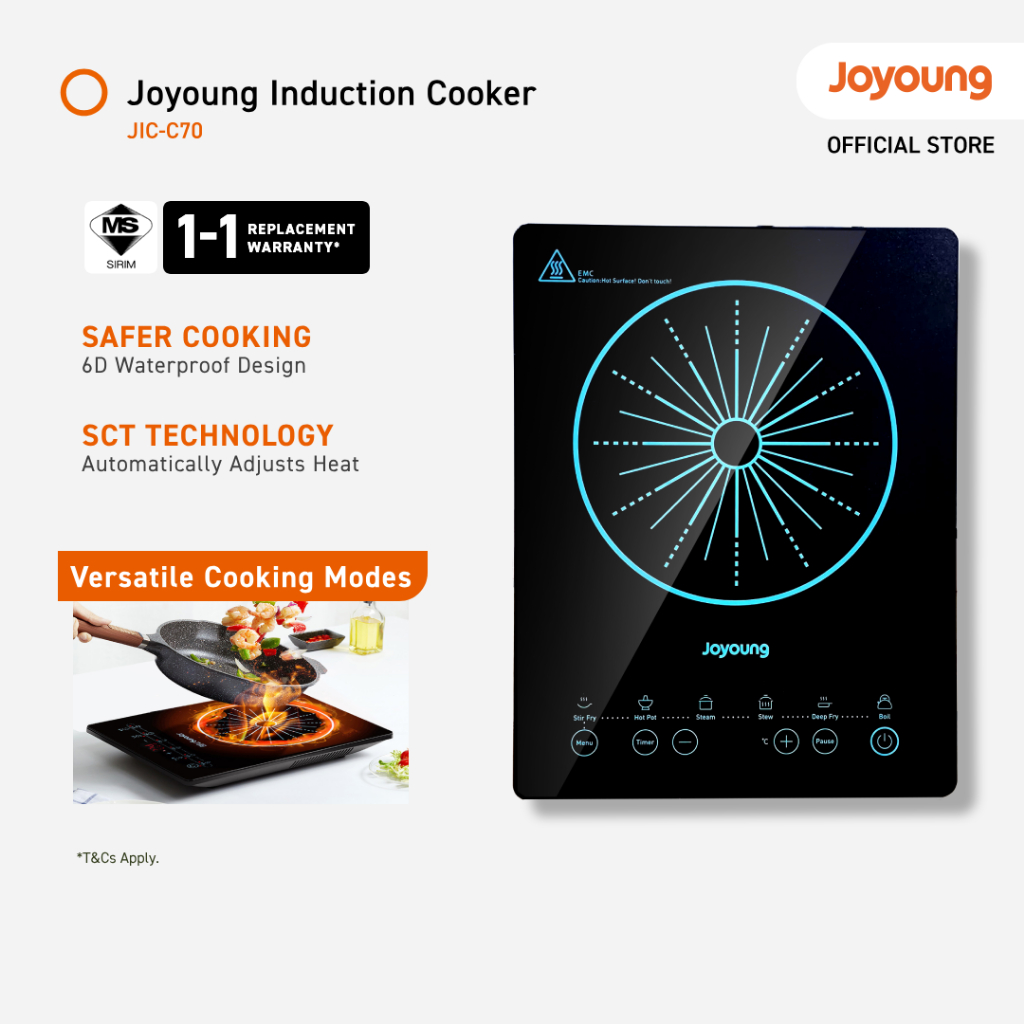 Joyoung Micro-crystalline Diamond Panel Induction Cooker JIC-C70 ...