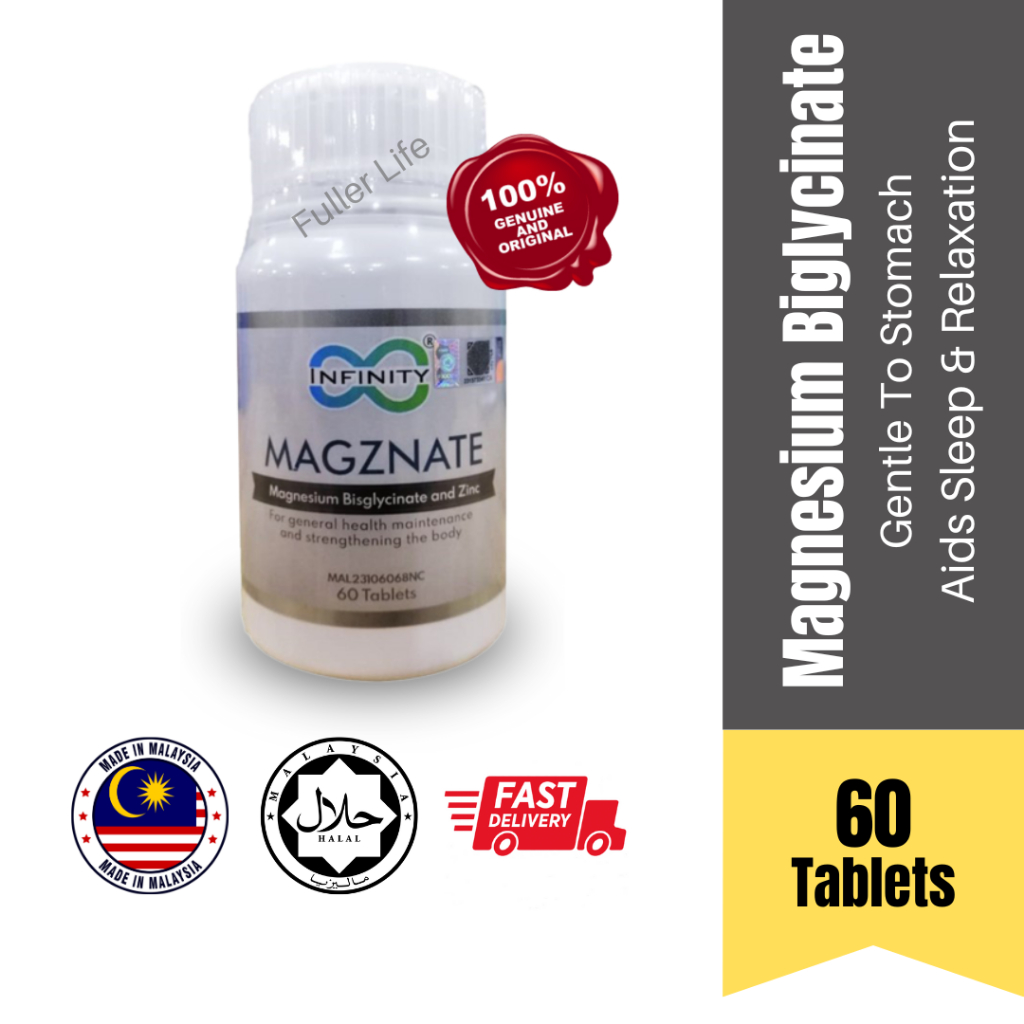 INFINITY Magznate (60s) | Magnesium Bisglycinate Magnesium Supplement ...