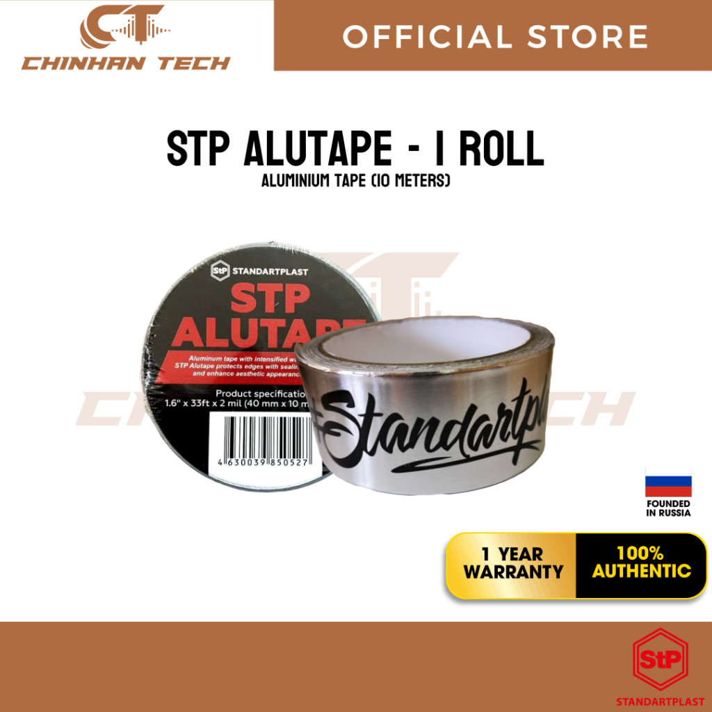 STP Alutape - 1 roll Aluminium Tape 10 meter | Shopee Malaysia