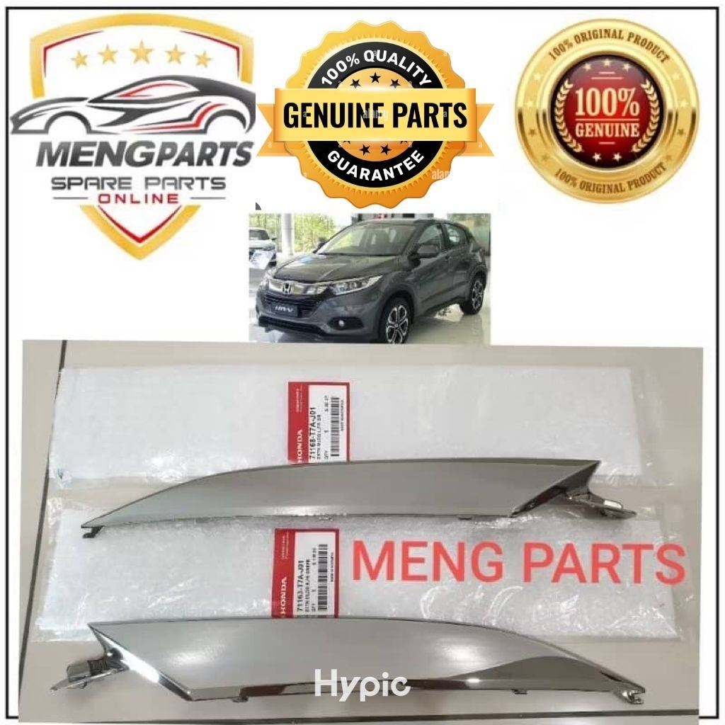 HONDA HRV T7A 2018Y HEAD LAMP GARNISH,HEAD LAMP UPPER MOULDING CROME RH ...