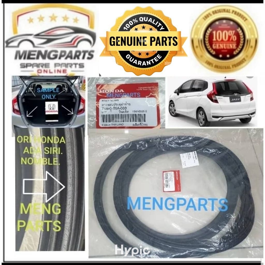 JAZZ T5A GK5 2014Y-2019Y REAR BONNET RUBBER,BELAKANG BONET GETAH 74440 ...