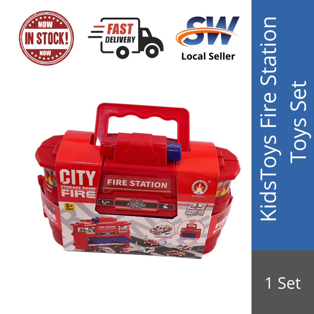 Toys For Kids Fire Station Toys Set (1Set) | Shopee Malaysia