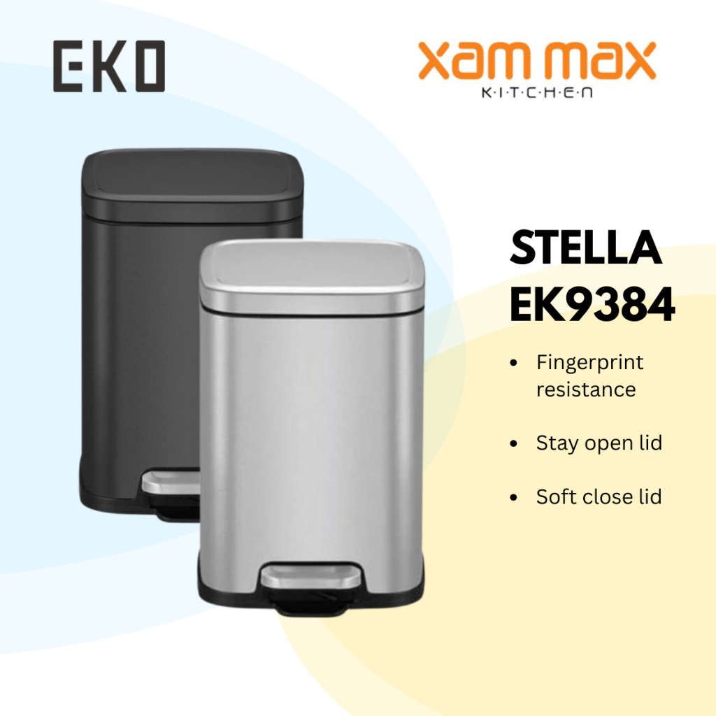 EKO BIN - STELLA STEP BIN EK9384, Decor-enhancing step bins in a ...