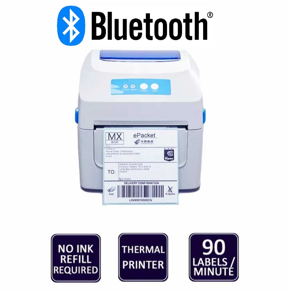 [Bluetooth + USB] Gprinter AWB Air Waybill GP1324D Barcode Label for A6 ...
